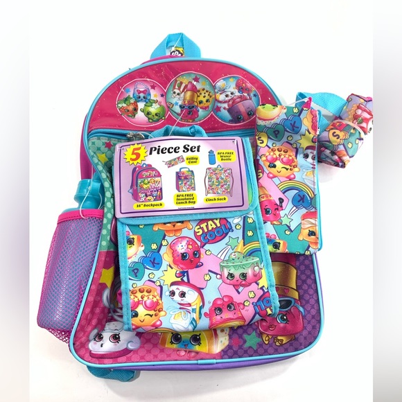 Shopkins | Accessories | Shopkins 5pc Backpack Set | Poshmark